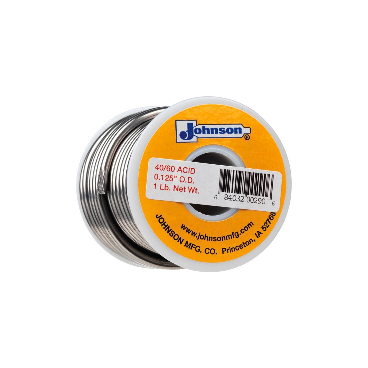Harris 40/60 Leaded Acid Core Solder - 1/8 in (3.2 mm) - 5 lb Spool