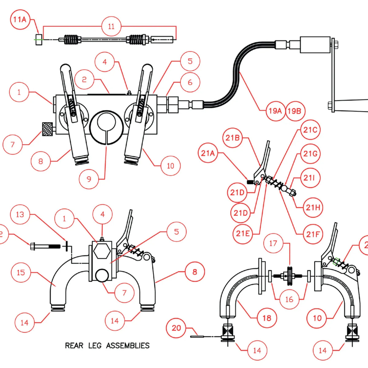Mathey Dearman Drive Wheel Assembly (4DB) - 05.0116.083 – WeldingMart.com