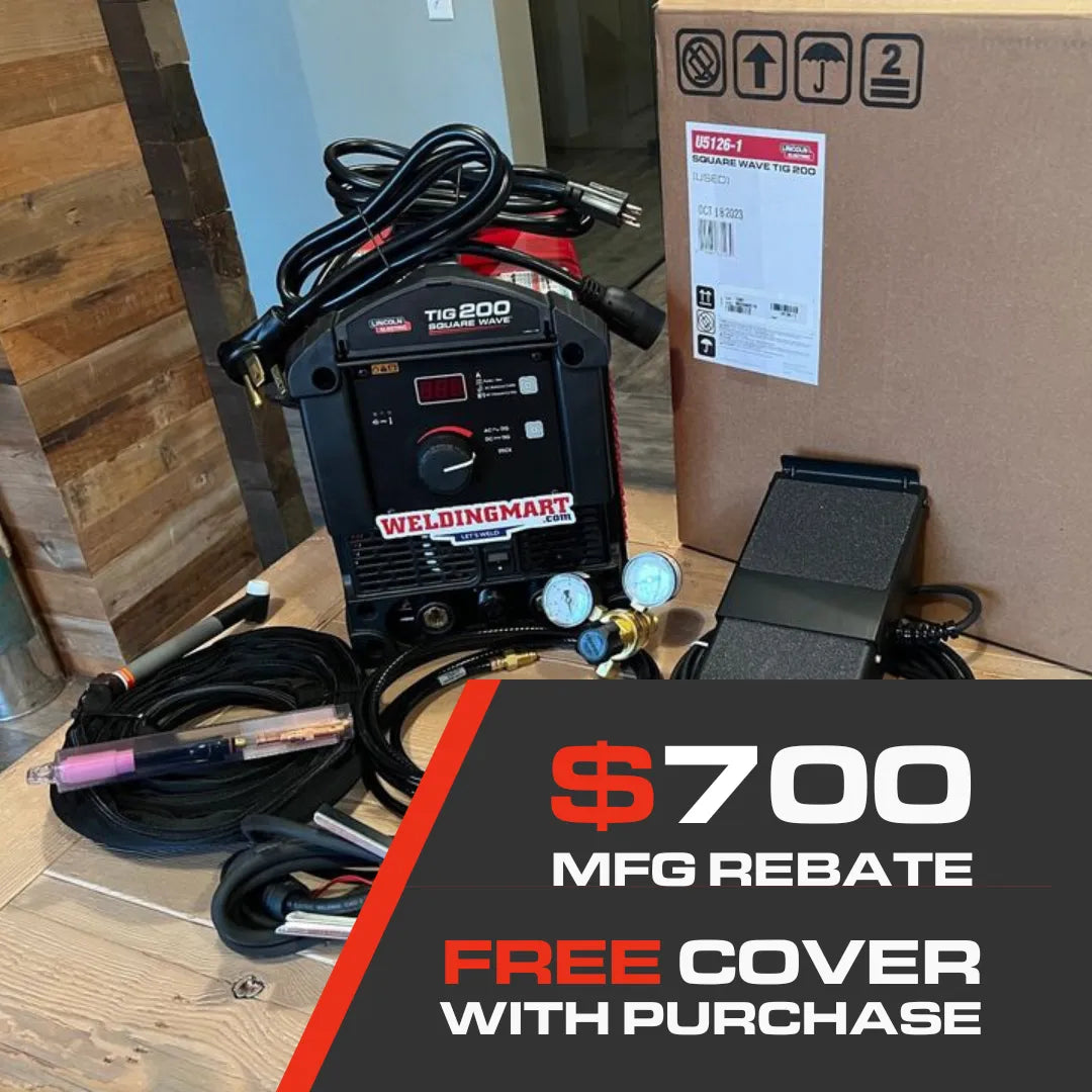 Lincoln SquareWave TIG 200 TIG Welder Machine Factory Demo Welder - U5