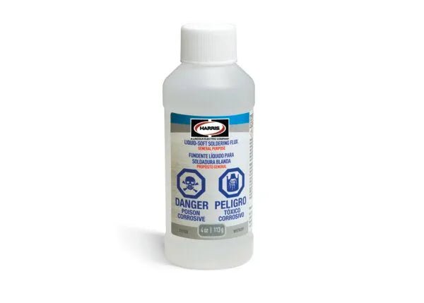 Harris -General-Purpose Liquid Soldering Flux - Four Ounce Bottle - (6