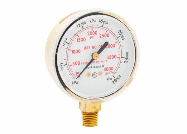 Harris Regulator Pressure Gauge 2.5 in. 4000 PSI / 28000 kPa - 9006050
