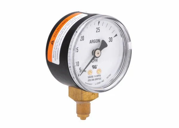 Harris Regulator Pressure Gauge 50MM 0-30/0-20CFH AR/CO2 G1/8" - 90063