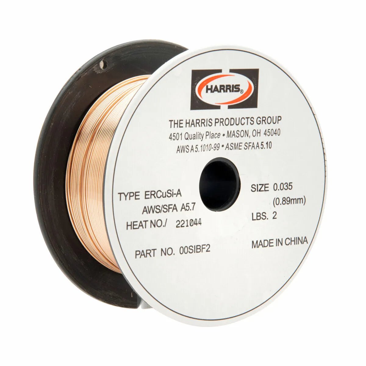 Harris Silicon Bronze MIG GMAW Welding Wire 0.035 in, 30 lb Spool - 00