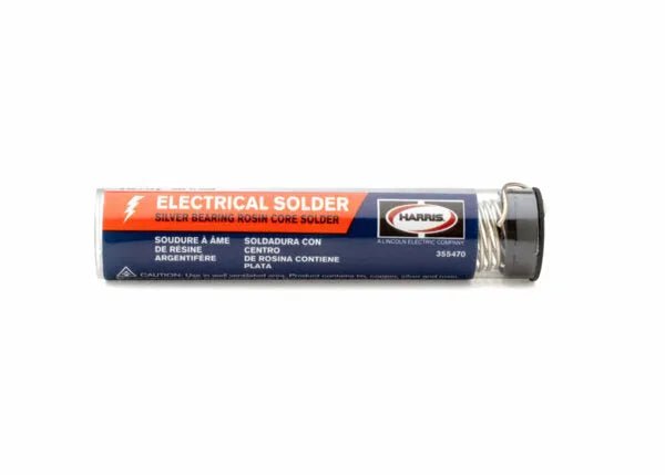 Harris Silver Bearing Lead-Free Rosin Core Electrical Solder .040 X .5