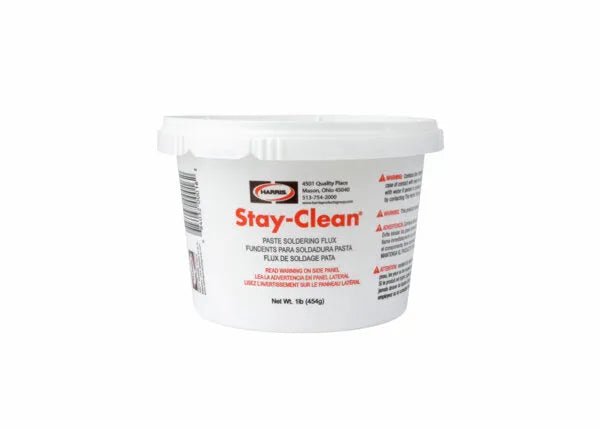 Harris Stay-Clean Paste Soldering Flux - One Pound Jar - (12 Pack) - S