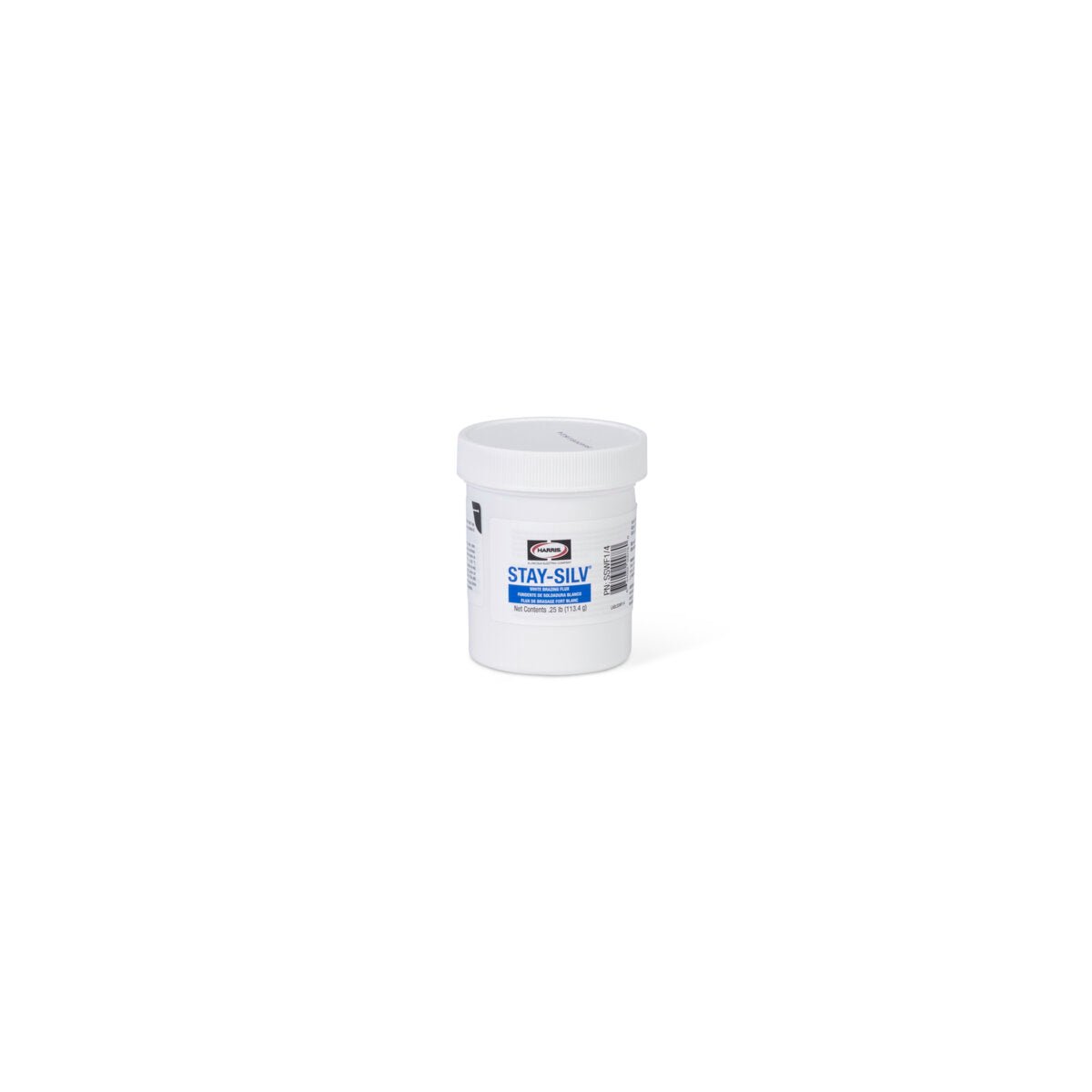 Harris Stay-Silv White Paste Brazing Flux - 1/4 Pound Jar - (24 Pack)