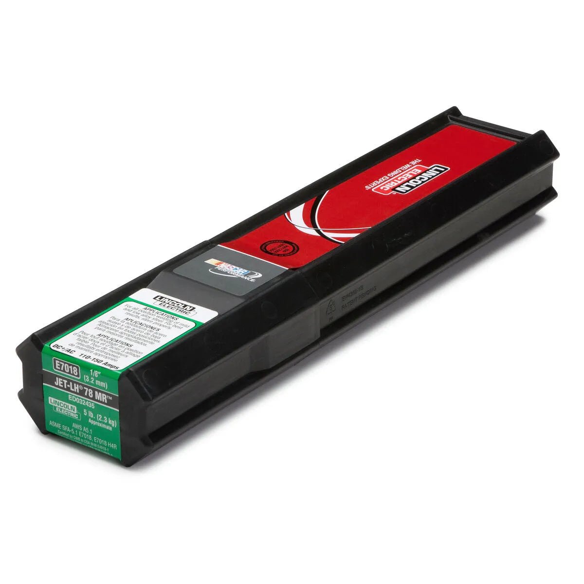 Lincoln ED033518 Jet LH 78 MR RSP Stick SMAW Welding Rod 1/8 14in 4 5