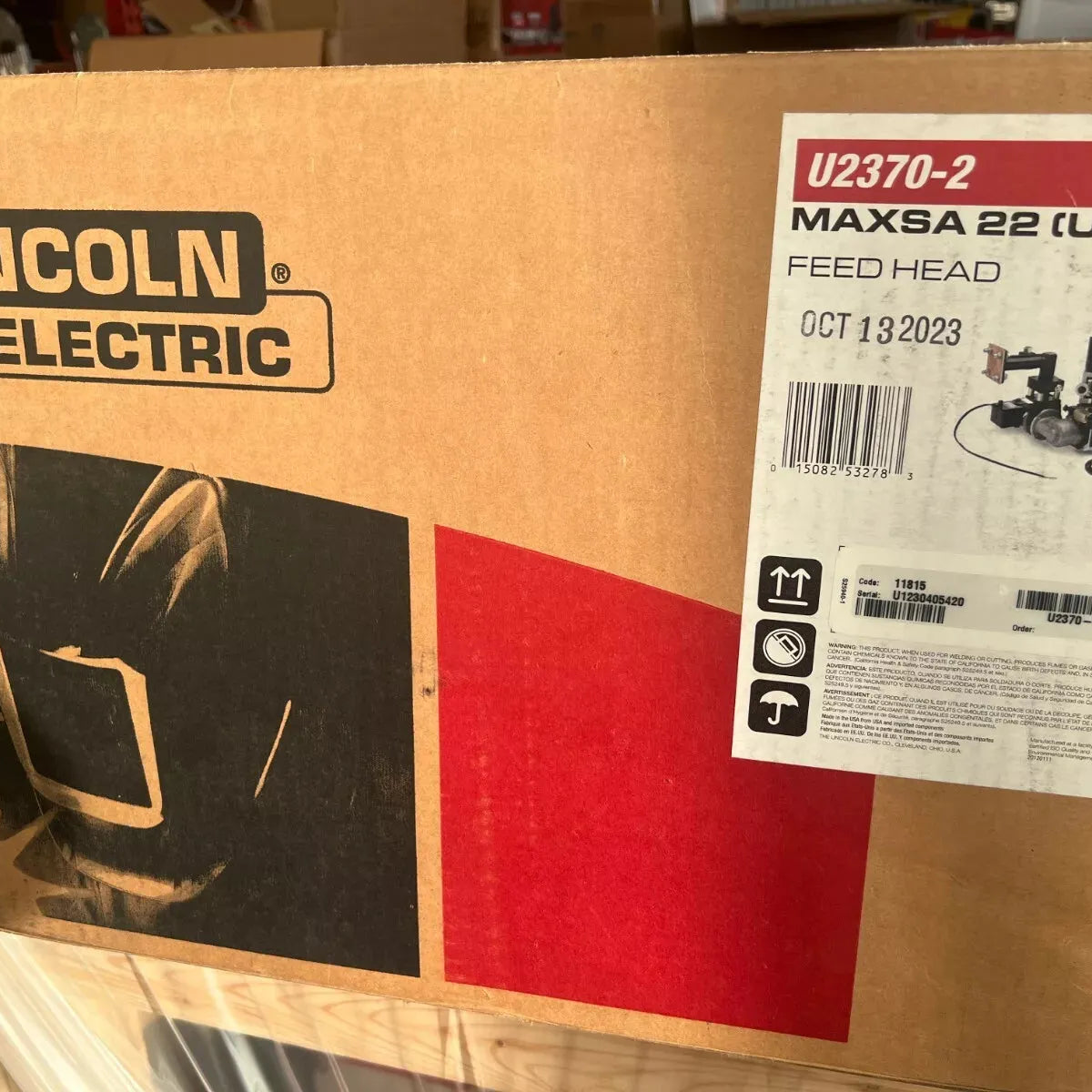 Lincoln Factory Demo Machines MAXsa 22 Feed Head U2370-2